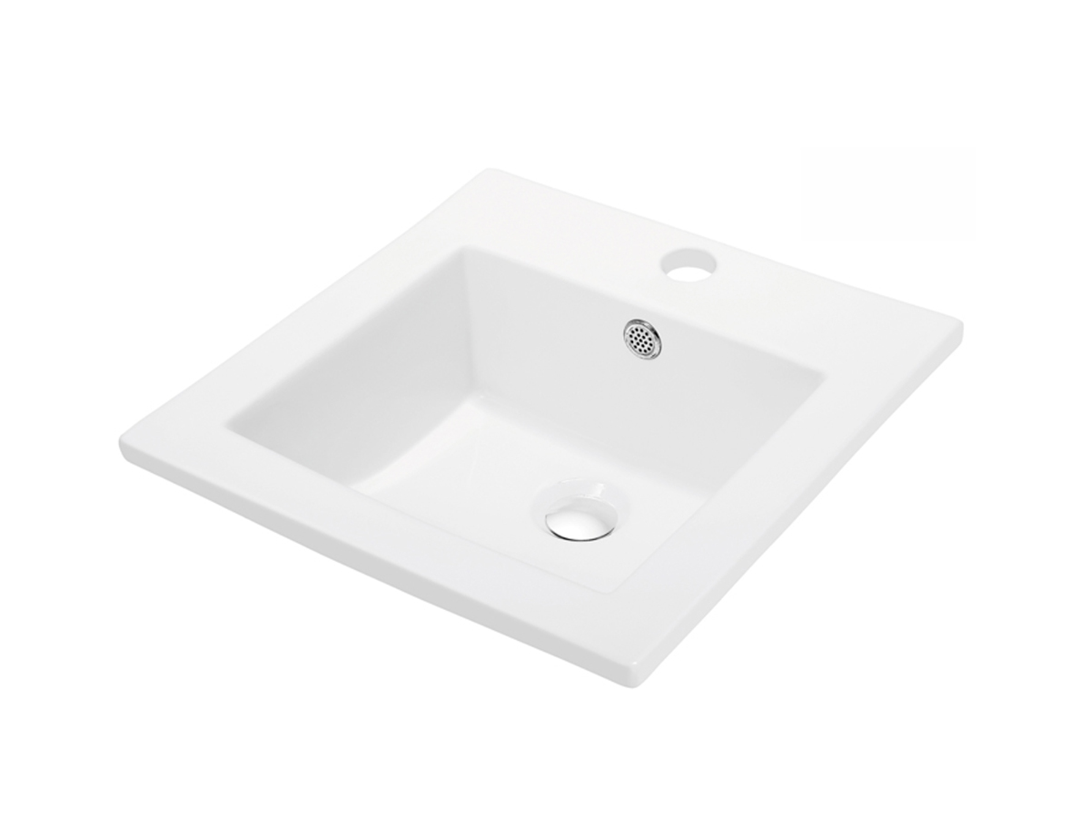 16″ Ceramic Basin Top Mount Sink – C041818 | Price Stone